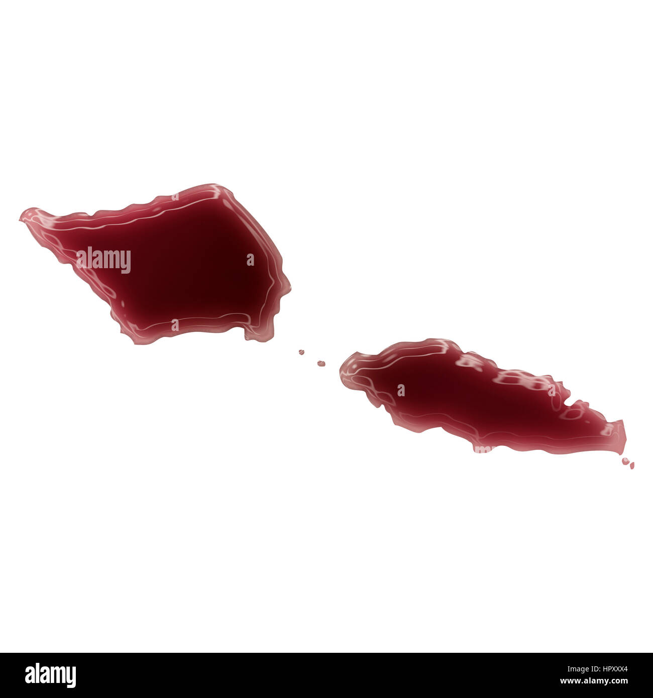 Map of samoa Cut Out Stock Images & Pictures - Alamy