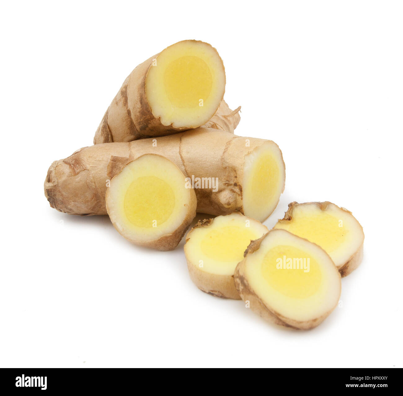 White Turmeric isolated on white Stock Photo - Alamy
