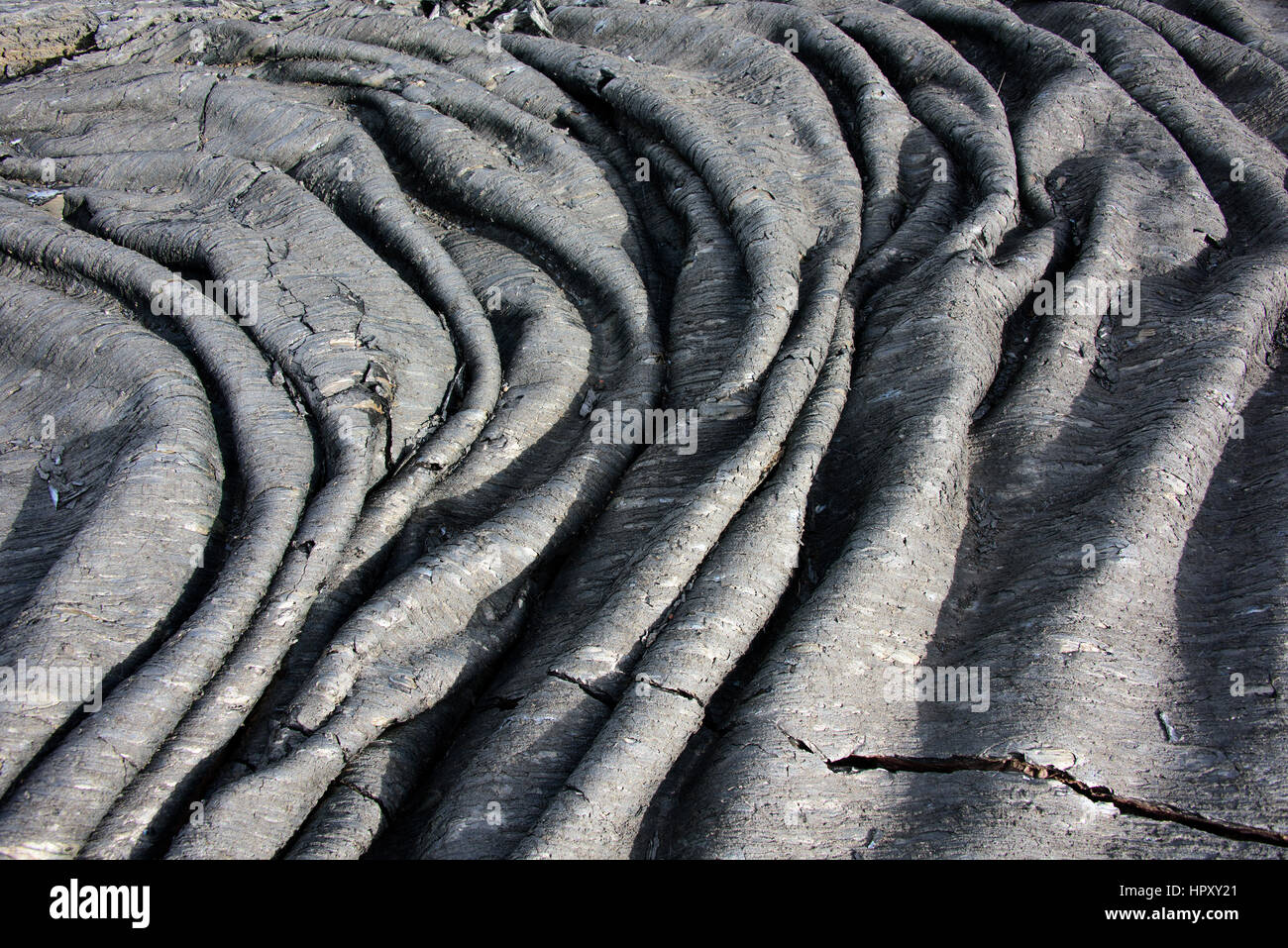 Waves of the clinker (frozen lava Stock Photo - Alamy