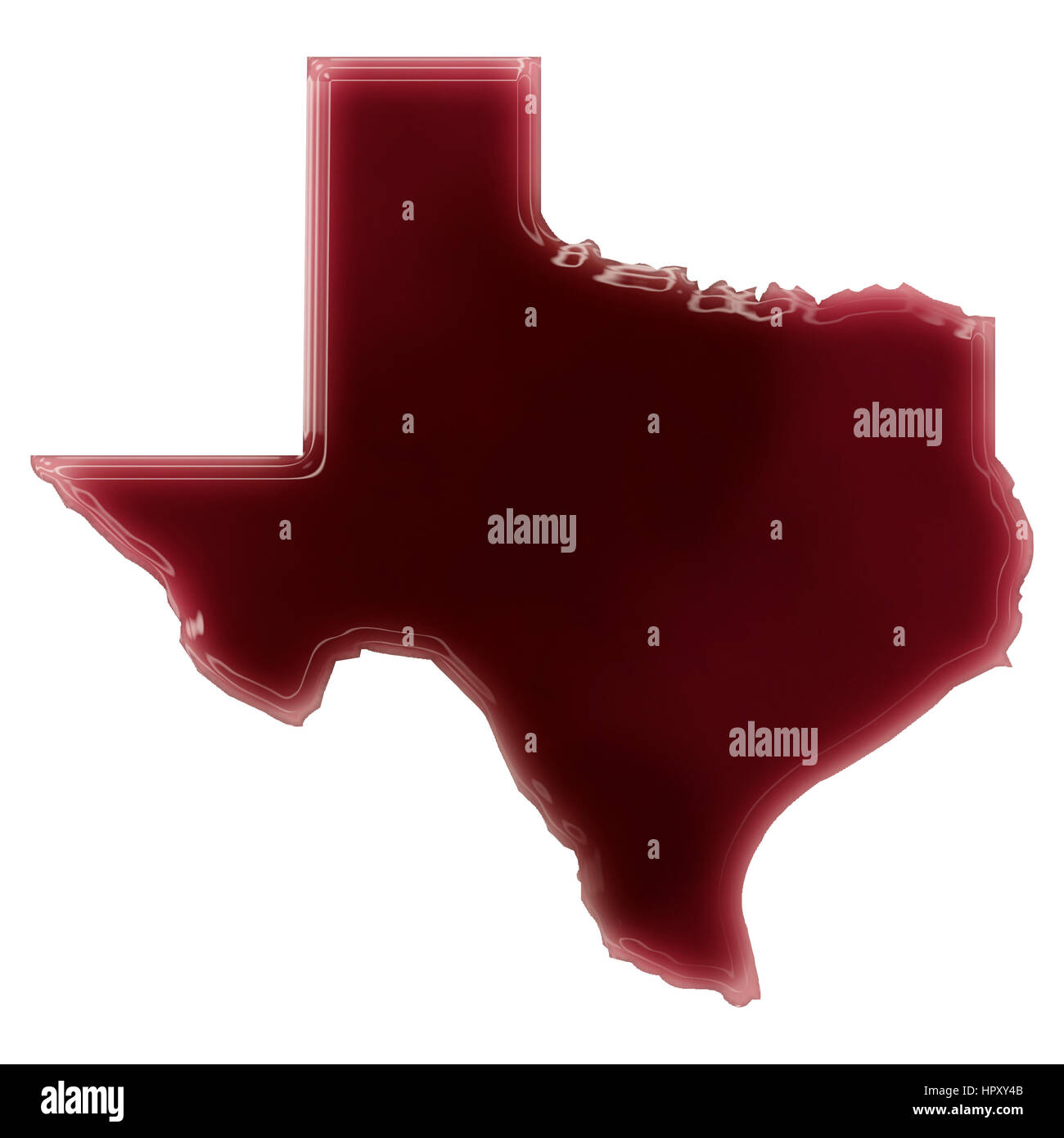 Map texas detailed hi-res stock photography and images - Alamy