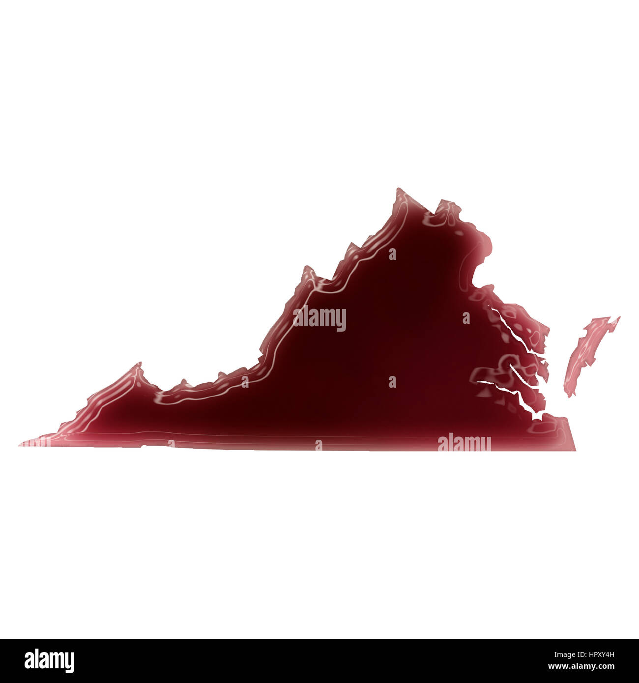 Gore virginia map hi-res stock photography and images - Alamy