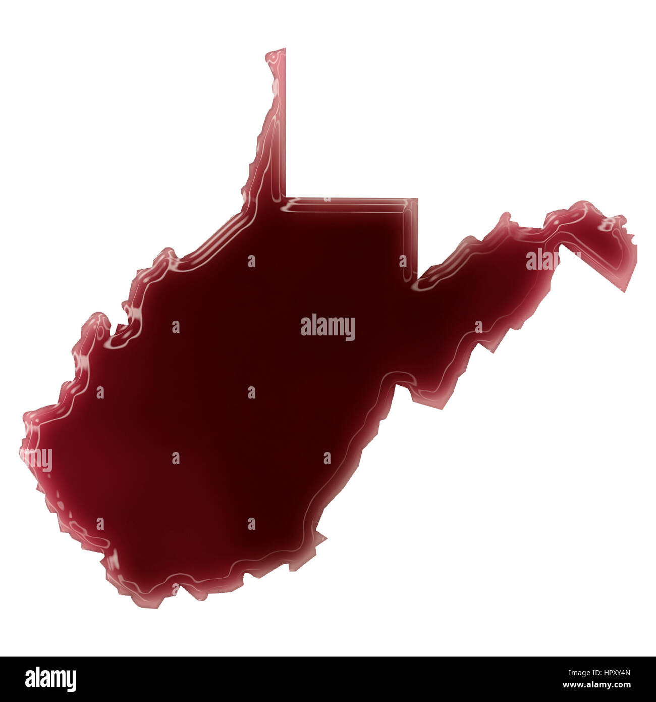 Map of gore virginia hi-res stock photography and images - Alamy