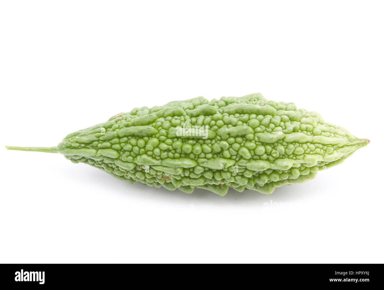 fresh bitter gourd isolated on white background Stock Photo - Alamy