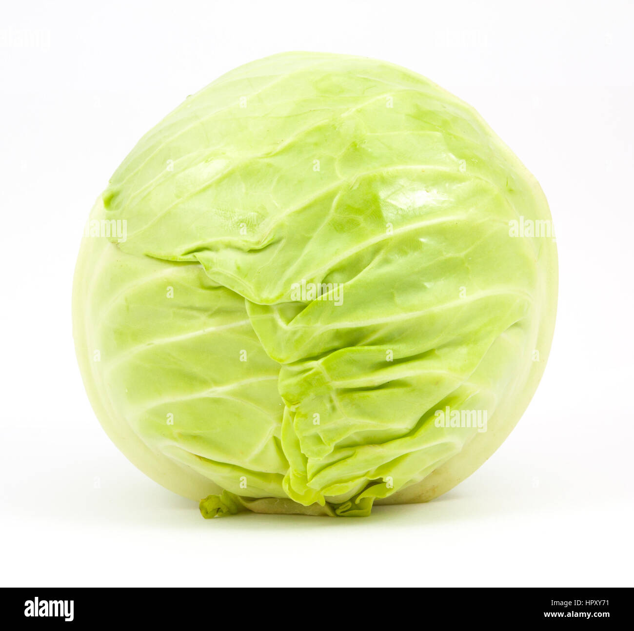 green cabbage isolated on white background Stock Photo - Alamy