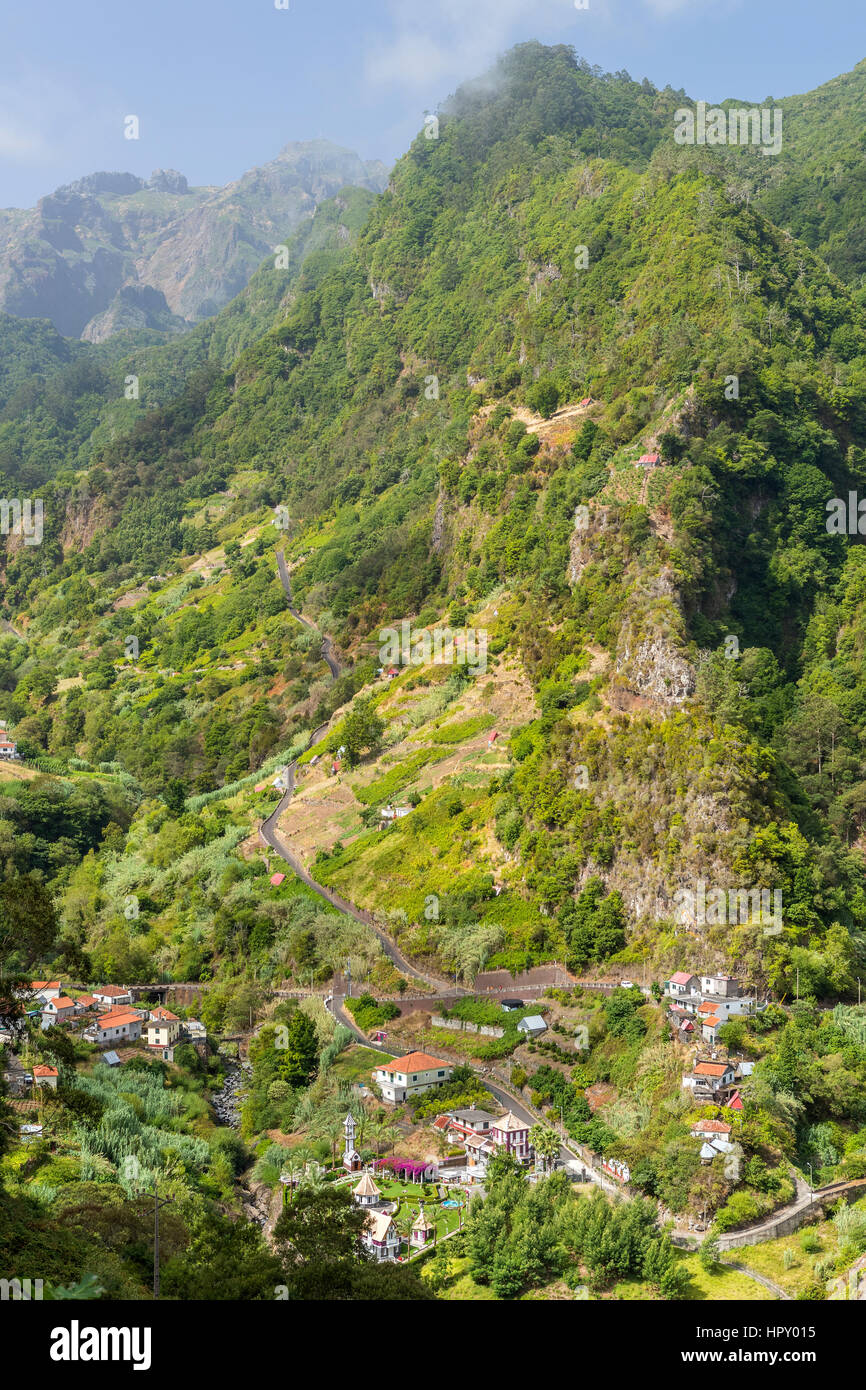 Landscape near Cruzinhas seen from Vista Panoramica-Cabeco do Mudo ...