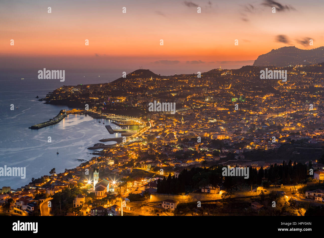 Madeira portugal coast sunset hi-res stock photography and images - Alamy