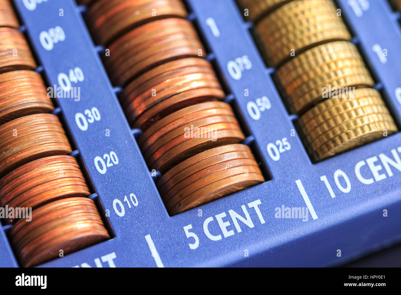 Coins isolated cashier hi-res stock photography and images - Alamy