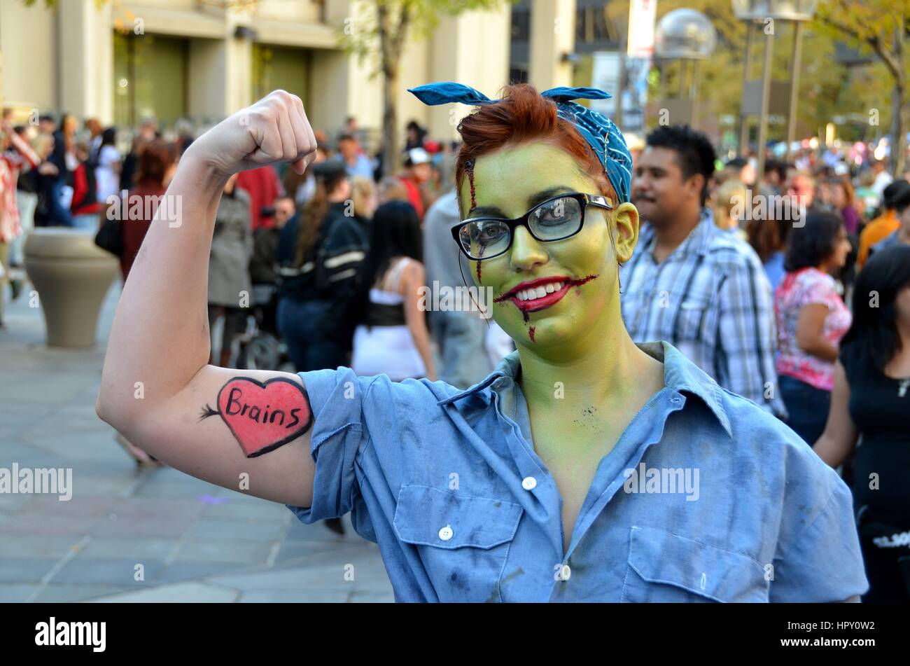 Zombie Festival in Denver Stock Photo - Alamy