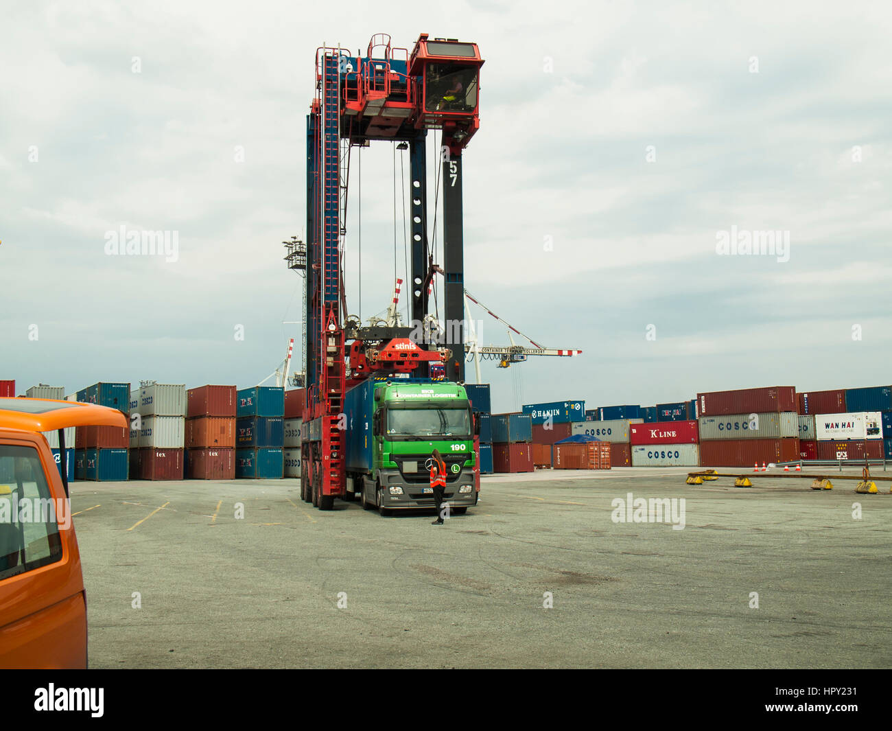 Container dispatch ctt container terminal hi-res stock photography and ...