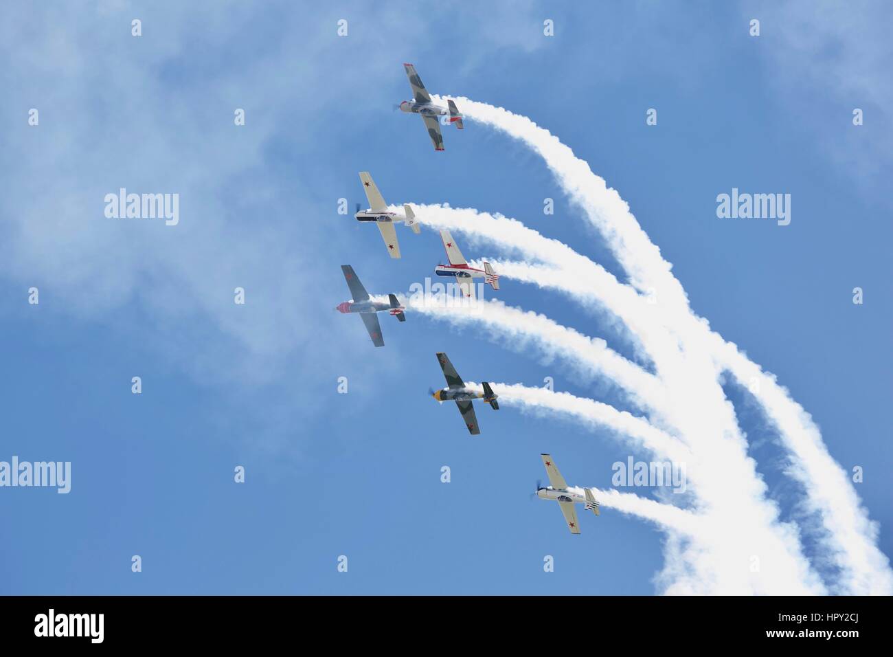 Aerostars aerobatic display team Stock Photo - Alamy