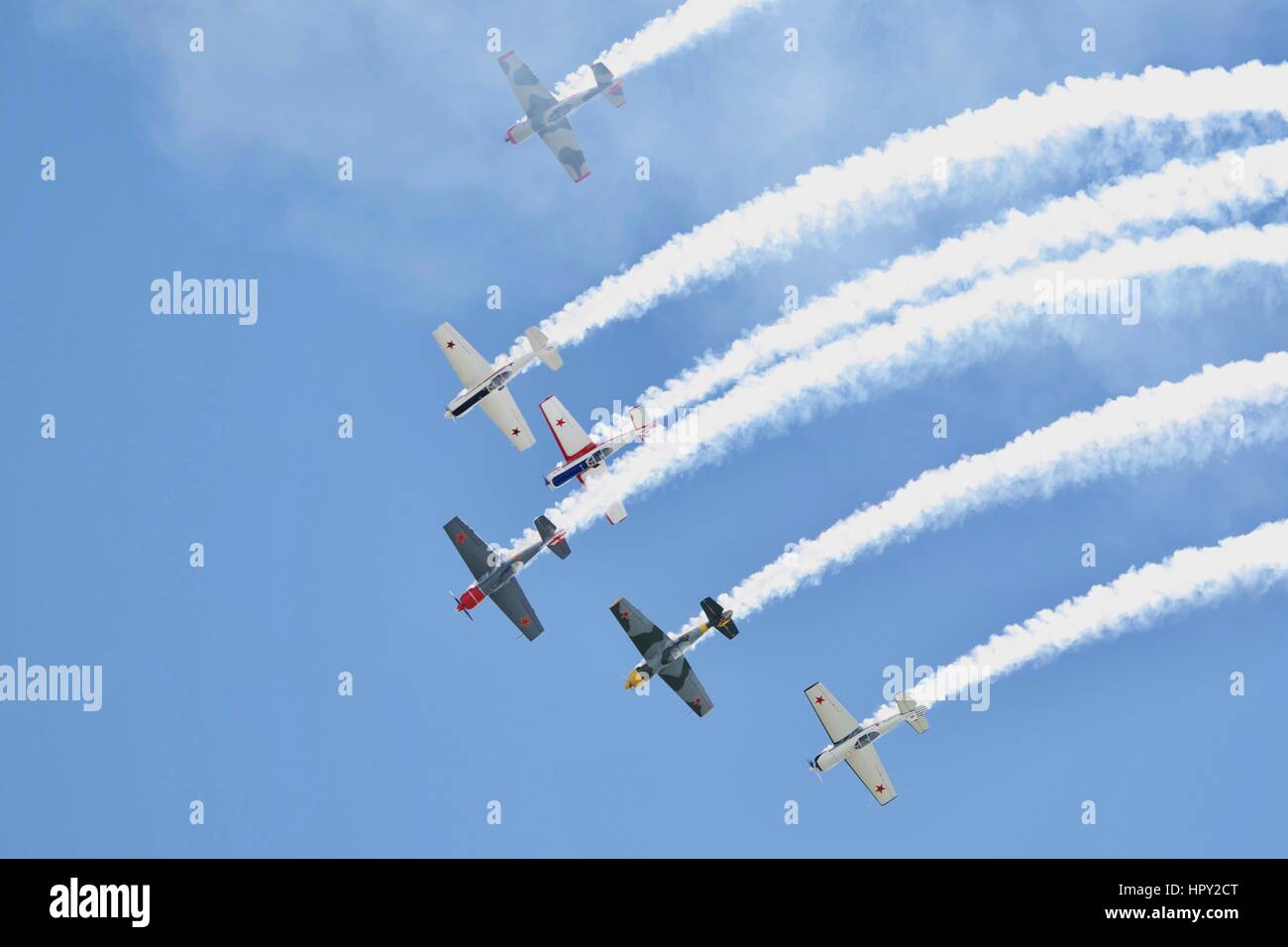 Aerostars aerobatic display team Stock Photo - Alamy