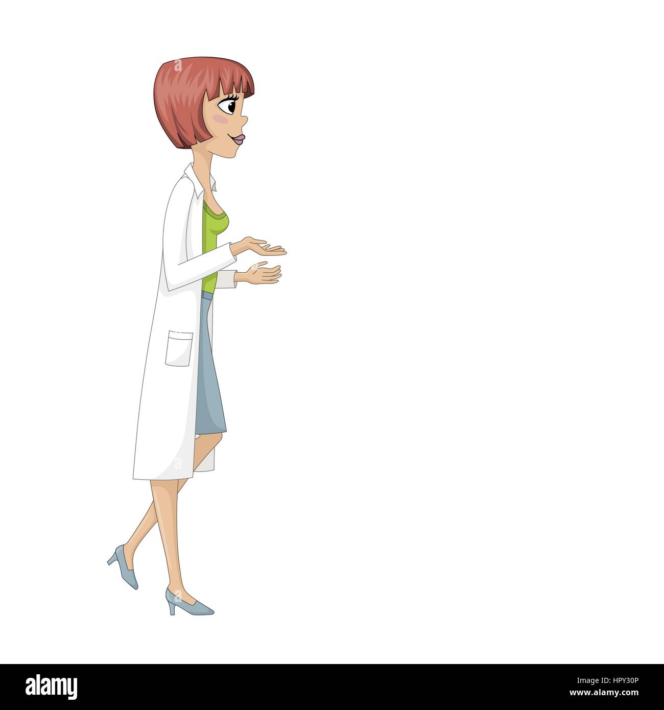 Cartoon of doctors Cut Out Stock Images & Pictures - Alamy