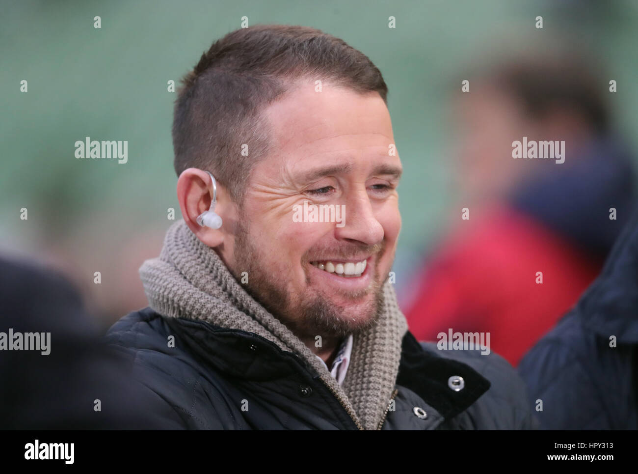 Shane Williams before the RBS 6 Nations match at the Aviva Stadium ...