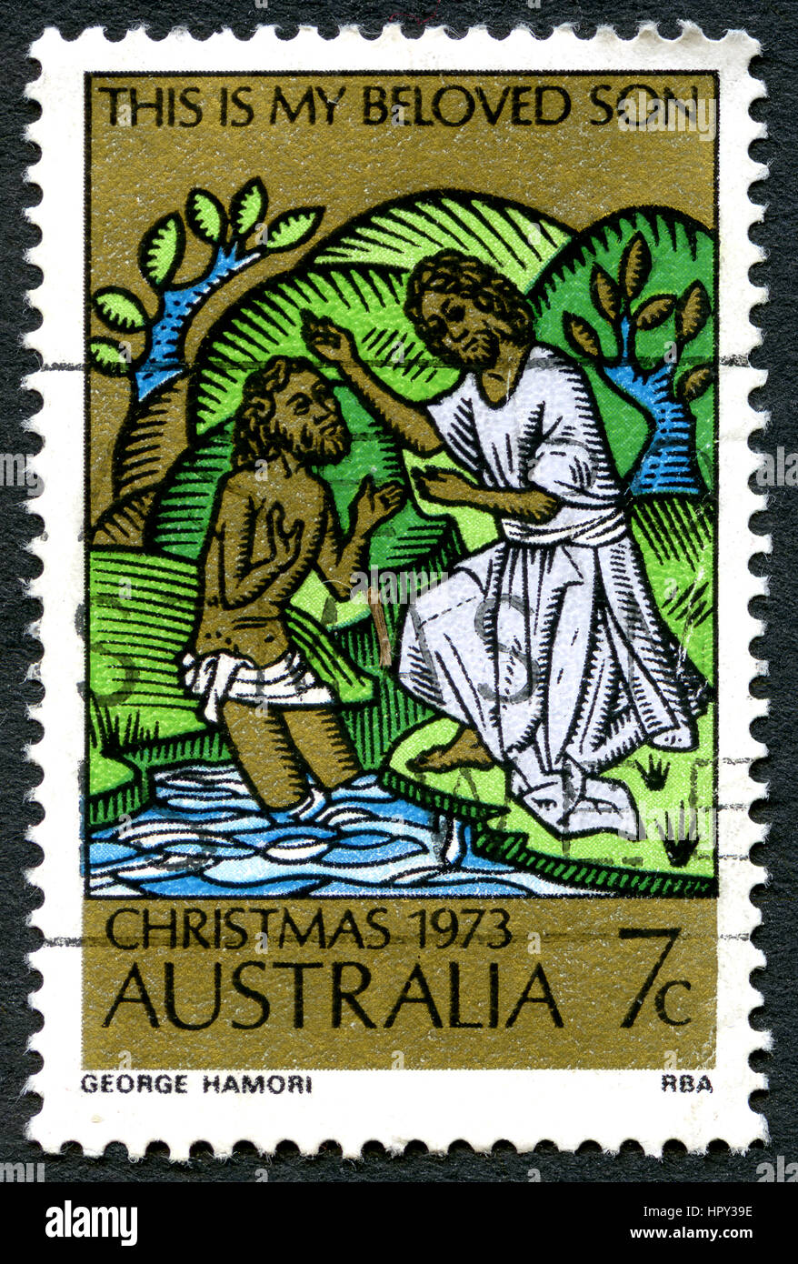 AUSTRALIA - CIRCA 1973: A used postage stamp from Australia ...