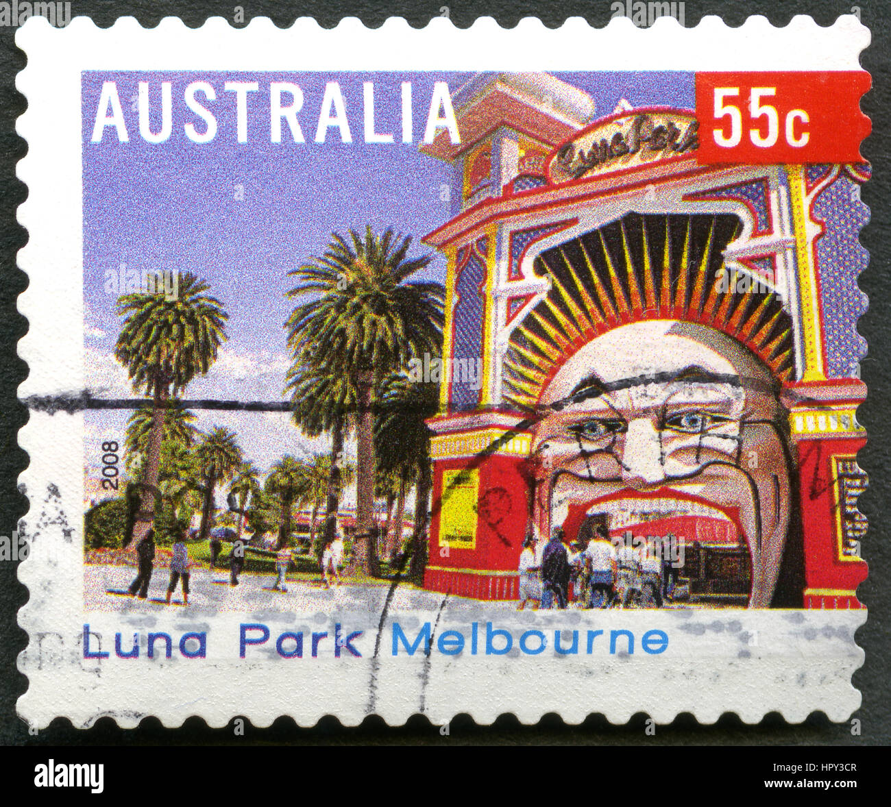 AUSTRALIA - CIRCA 2008: A used postage stamp from Australia, depicting ...