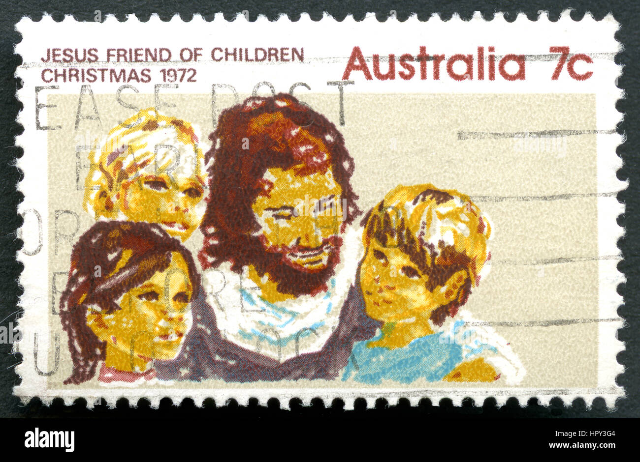 AUSTRALIA - CIRCA 1972: A used postage stamp from Australia, portraying ...