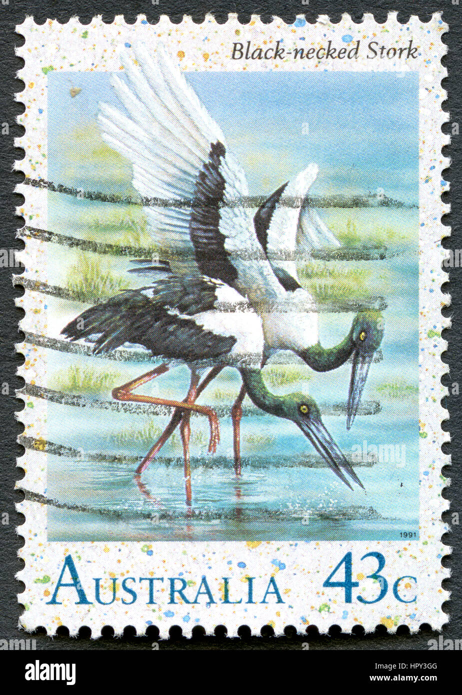 AUSTRALIA - CIRCA 1991: A used postage stamp from Australia, depicting ...