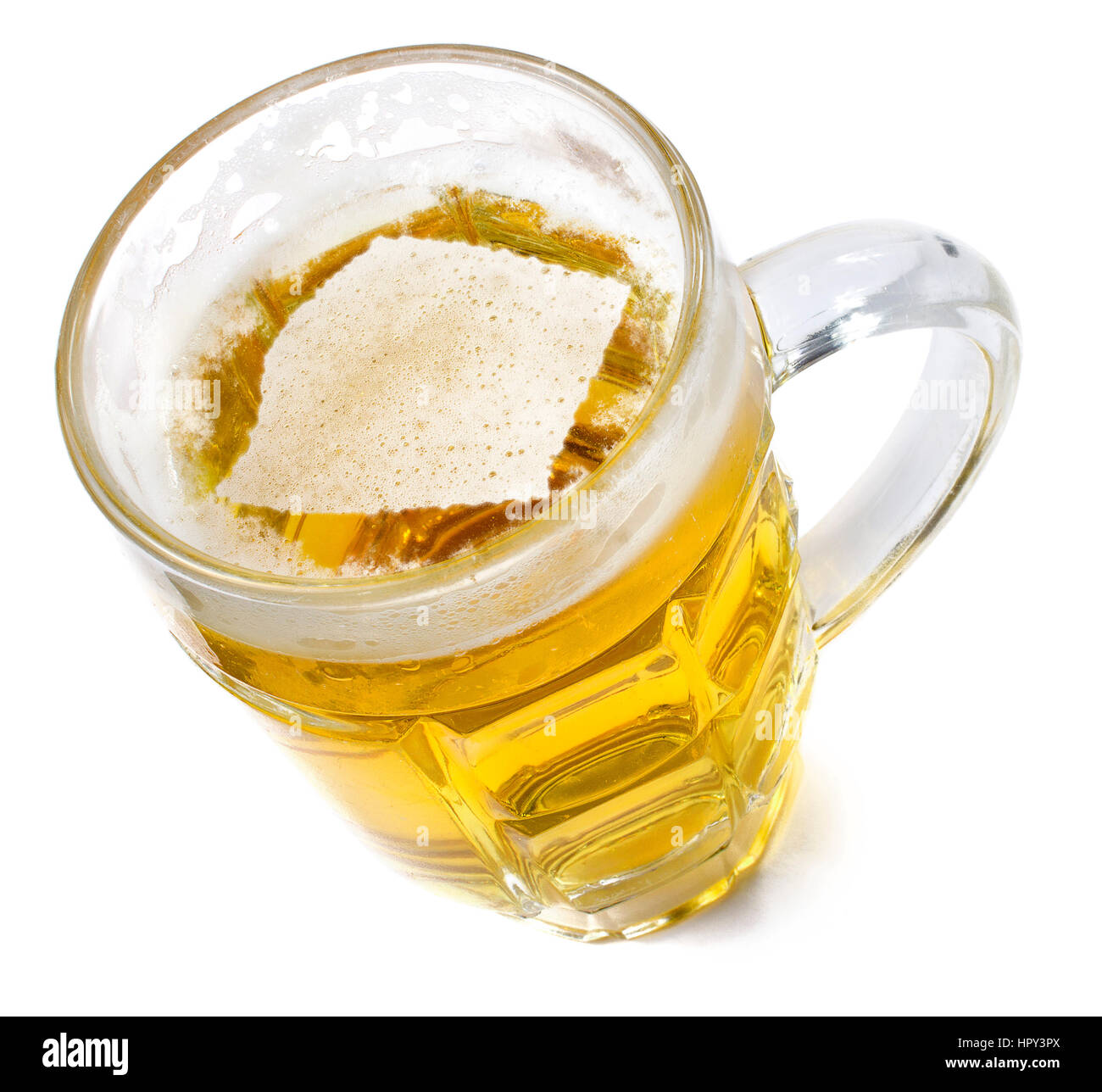 Beer head in the shaped of Equatorial Guinea and a beer.(series Stock ...