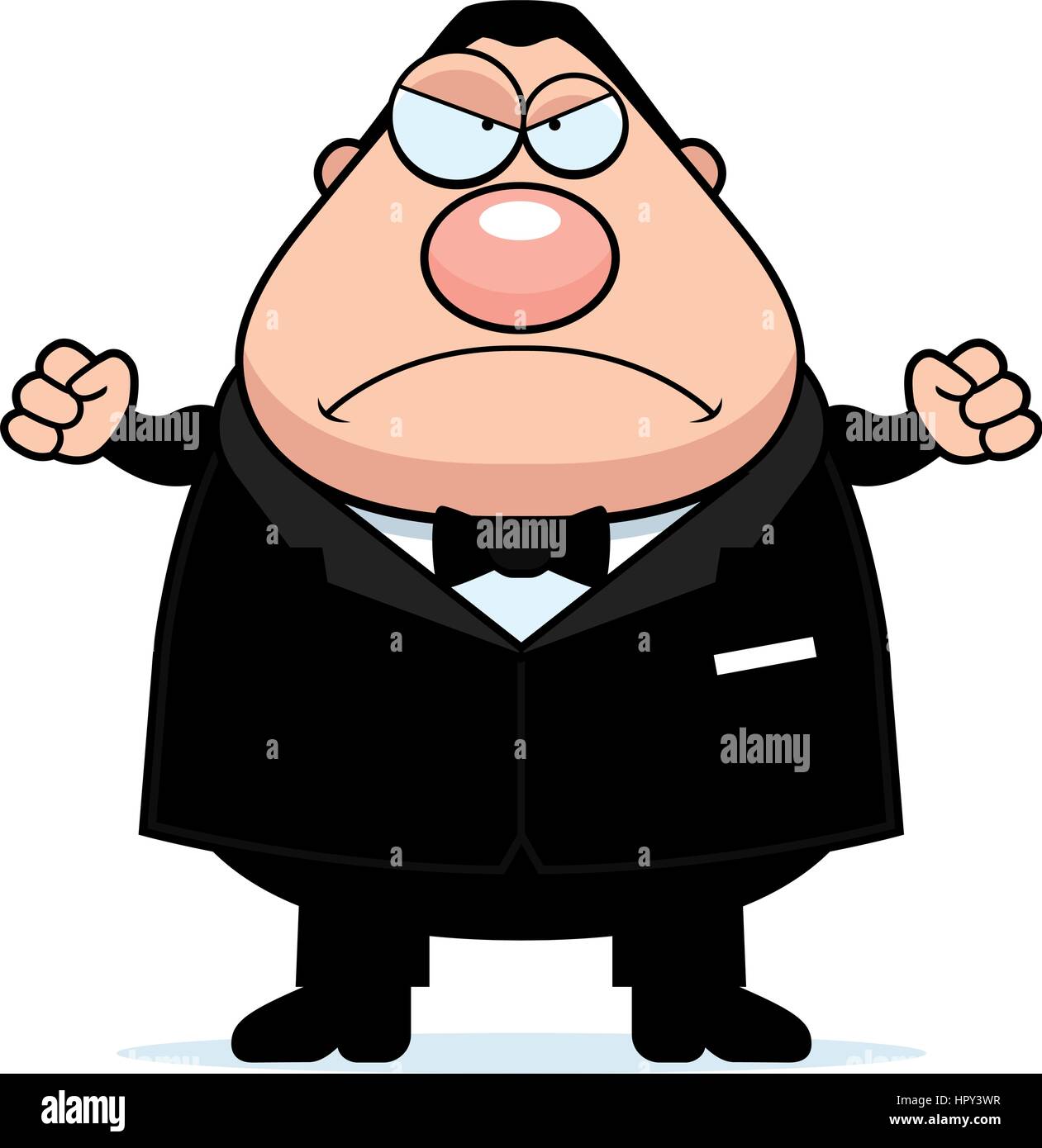 A cartoon groom with an angry expression Stock Vector Image & Art - Alamy