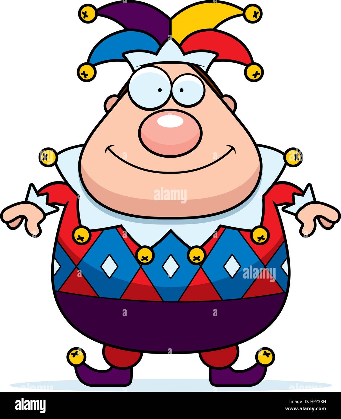 A cartoon jester standing and smiling Stock Vector Image & Art - Alamy