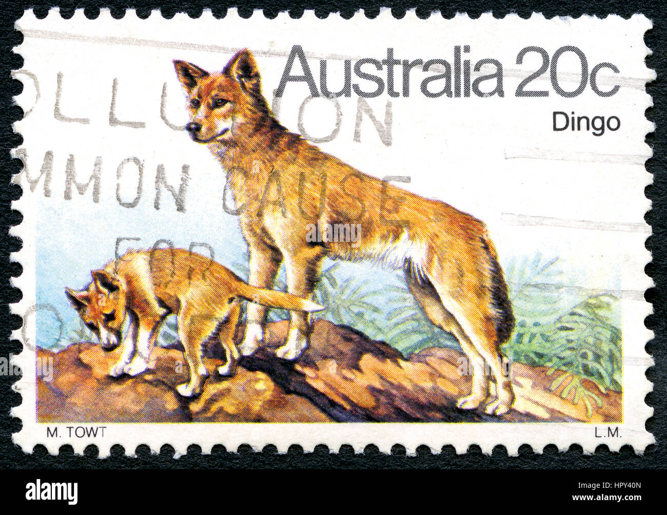 AUSTRALIA - CIRCA 1980: A used postage stamp from Australia, depicting ...