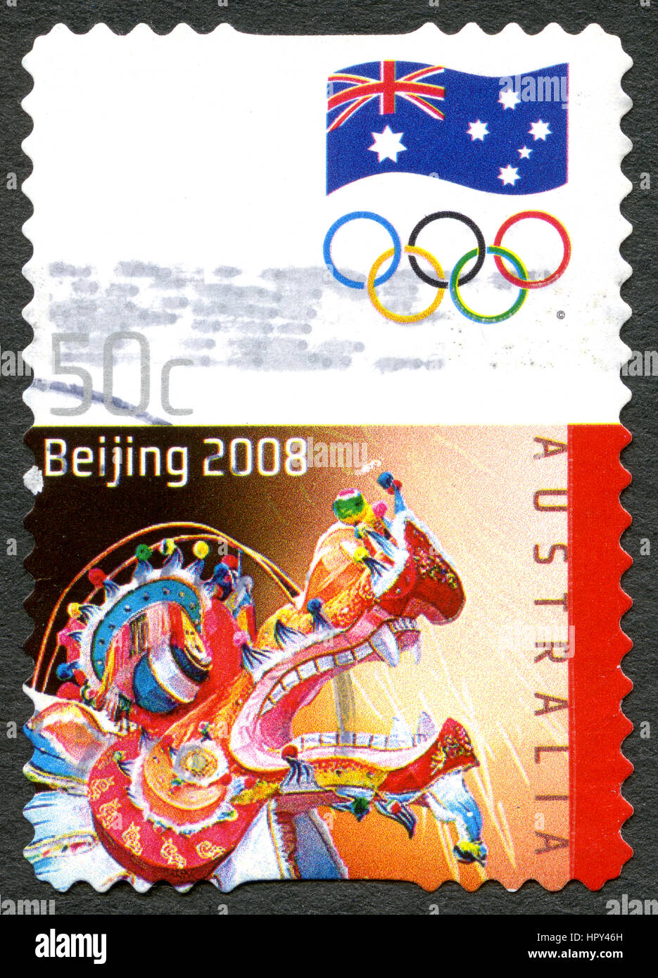 AUSTRALIA - CIRCA 2008: A used postage stamp from Australia ...