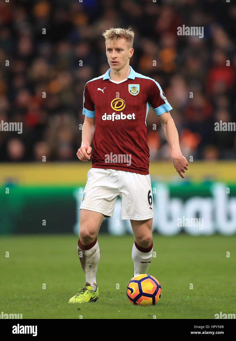 Burnley's Ben Mee Stock Photo - Alamy