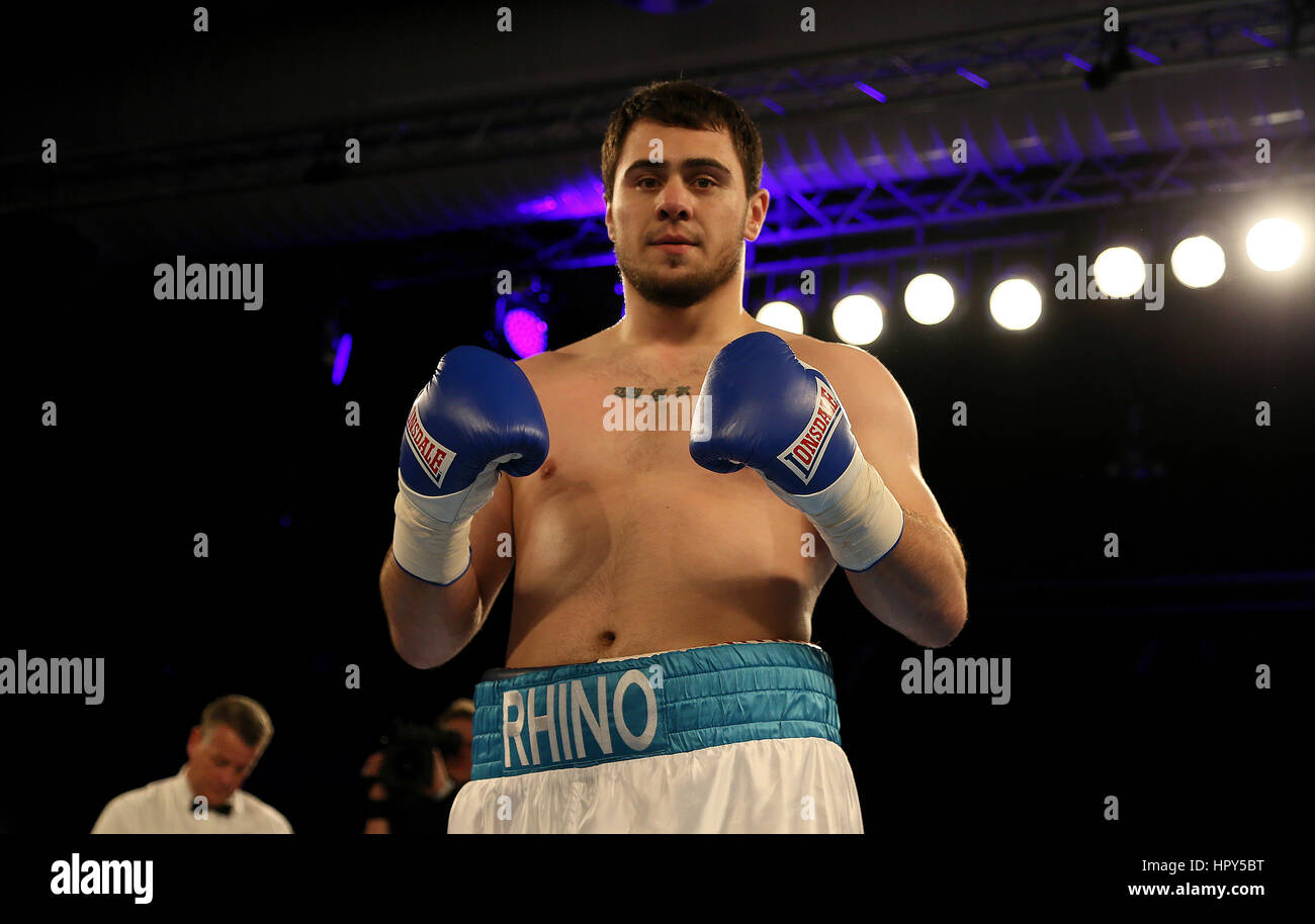 David Allen wins the Heavyweight contest at Hull Ice Arena Stock Photo ...