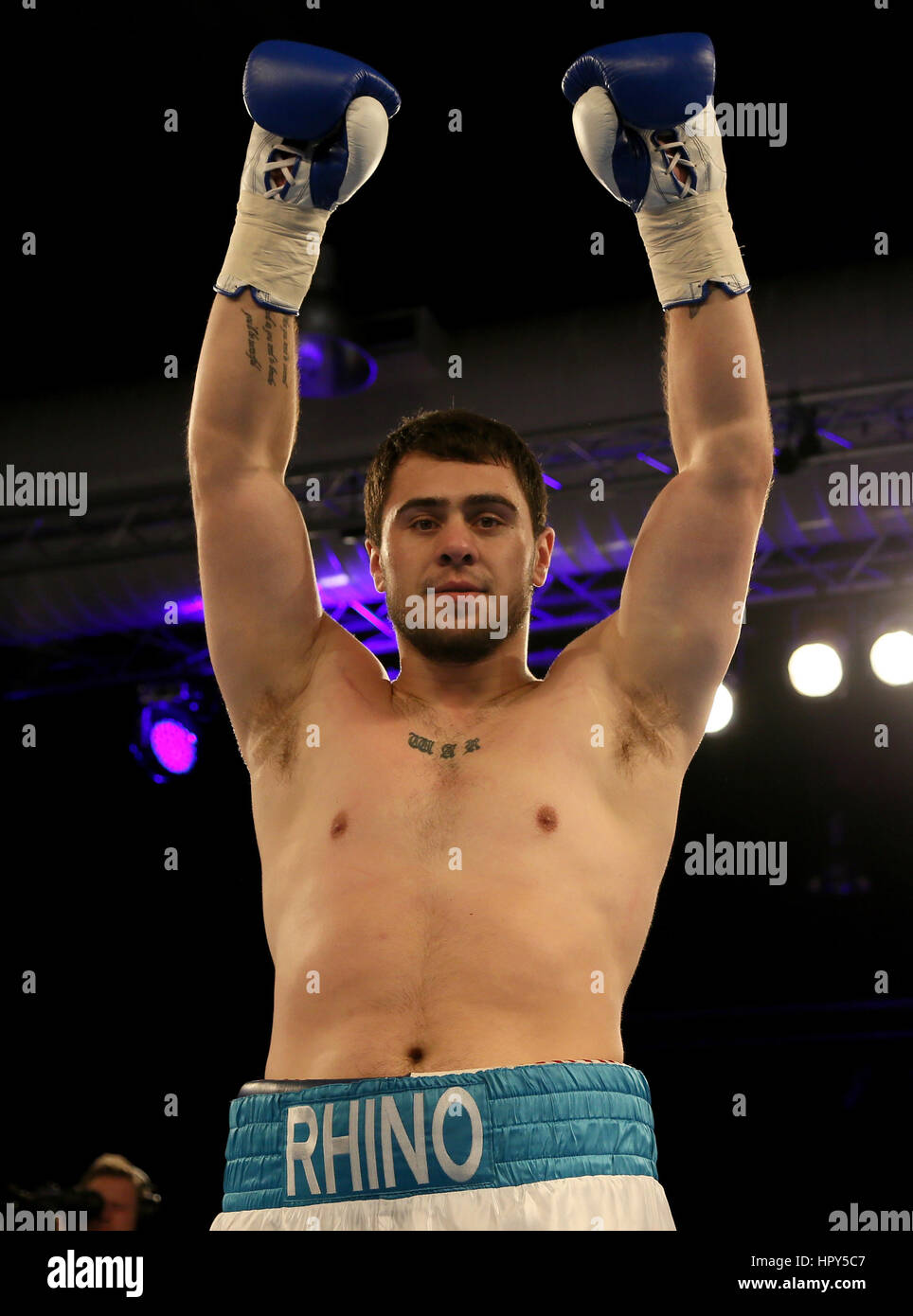 David Allen wins the Heavyweight contest at Hull Ice Arena Stock Photo ...