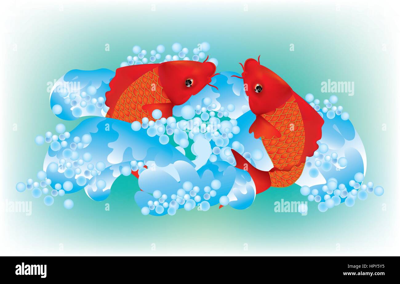 Traditional japanese carp Stock Vector Images - Alamy