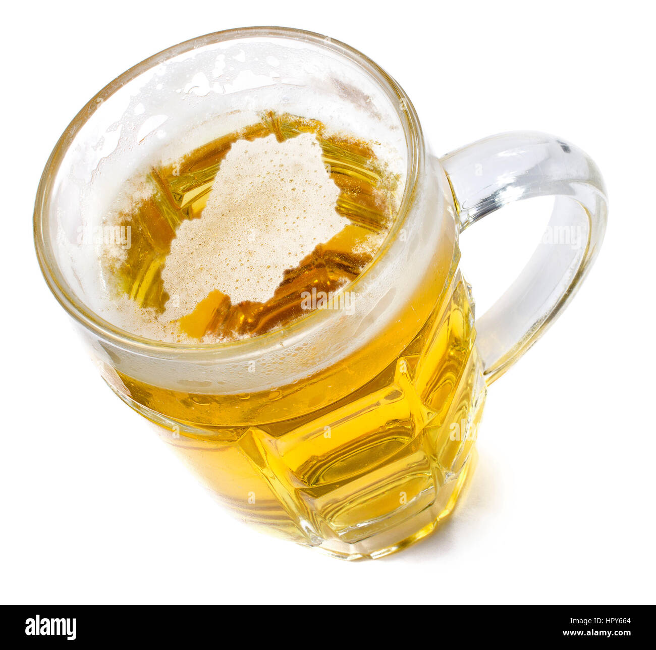 Beer head in the shaped of Botswana and a beer.(series Stock Photo - Alamy