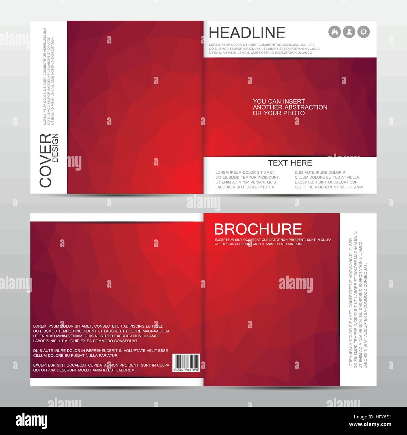 Presentation square booklet abstract hi-res stock photography and ...