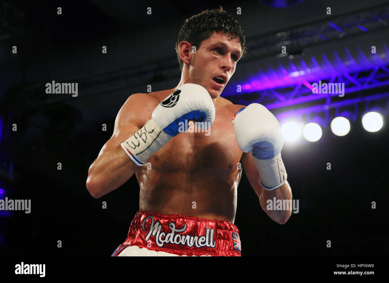 Gavin McDonnell during the WBC Super Bantamweight Championship bout at ...