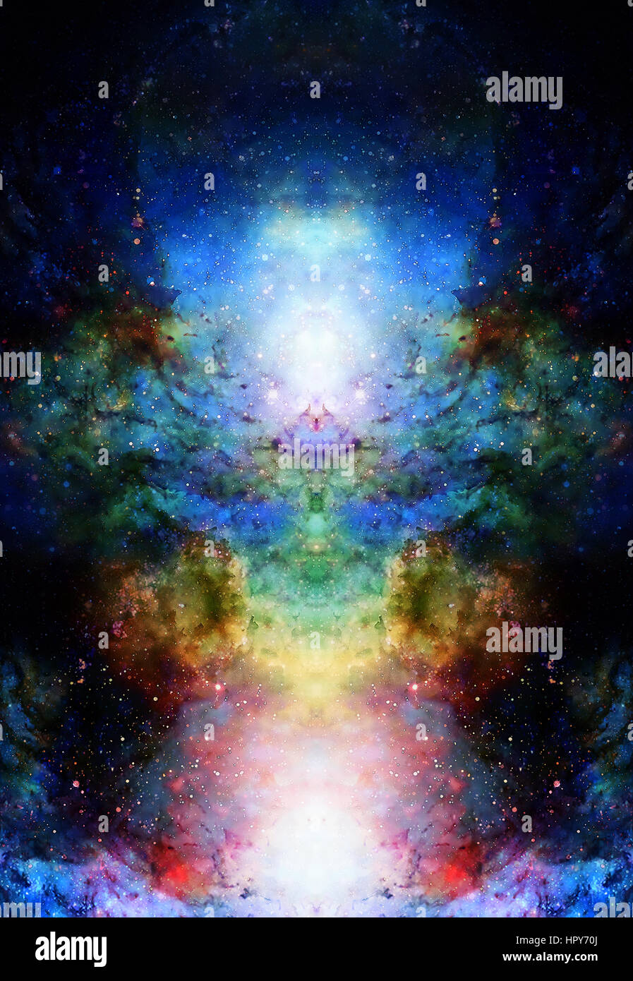 Cosmic space and stars, color cosmic abstract background Stock Photo ...