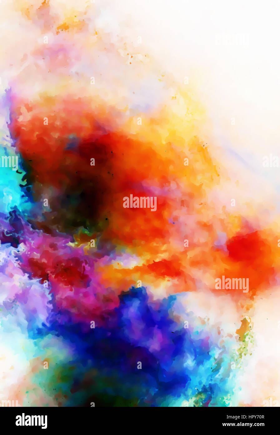 Color abstract background and watercolor painting effect Stock Photo ...