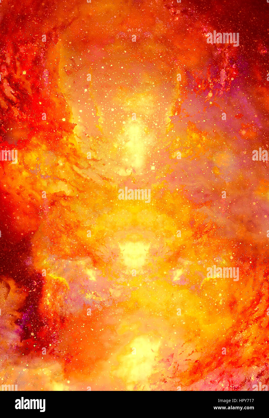 Cosmic space and stars, color cosmic abstract background. Fire effect in space Stock Photo - Alamy