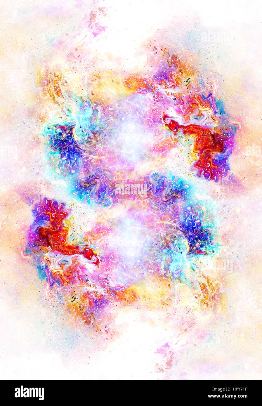 Cosmic space and stars, color cosmic abstract background. Fire effect in space Stock Photo - Alamy