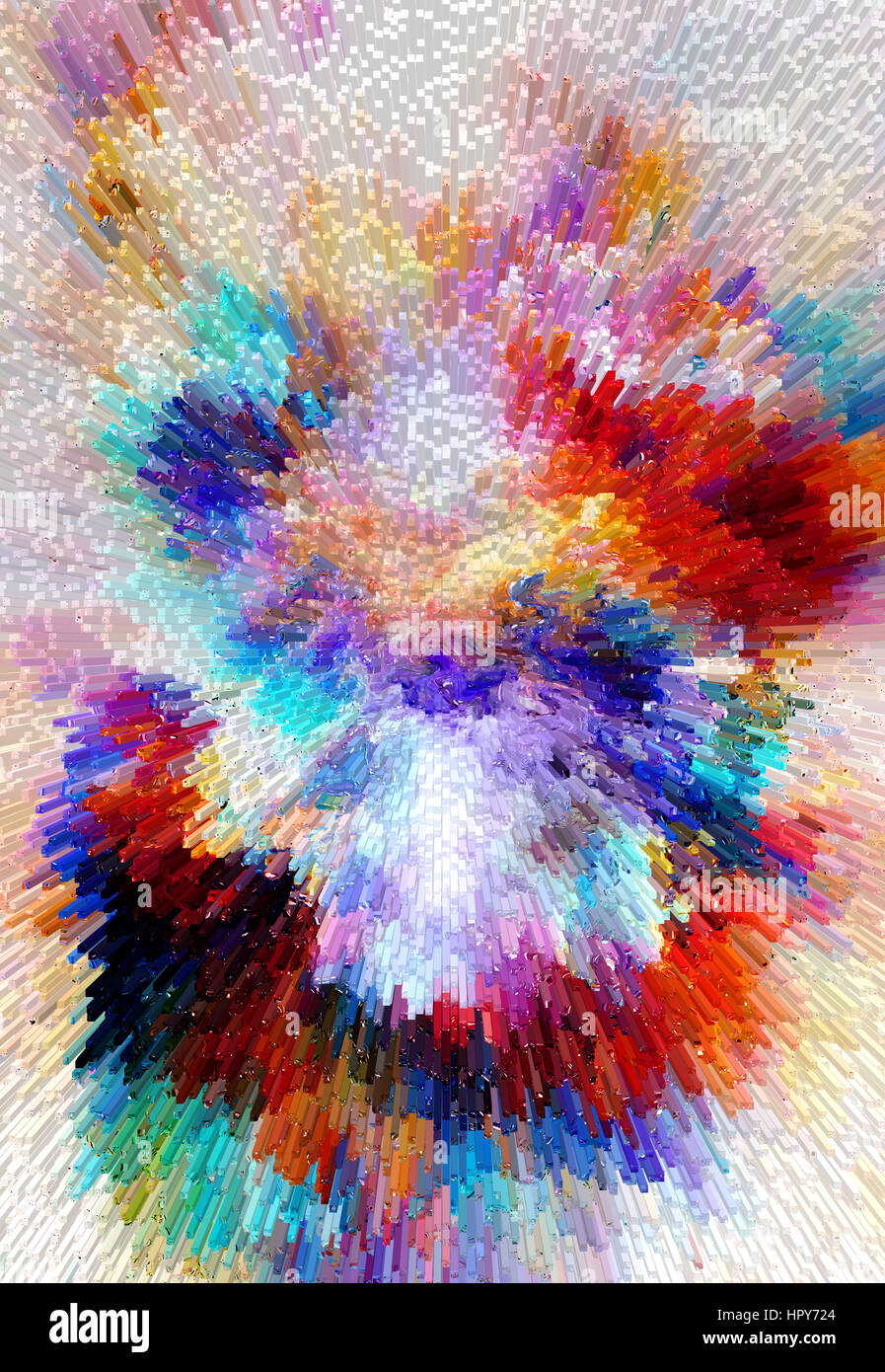 Color Abstract background and spots with color effect, poligon ...