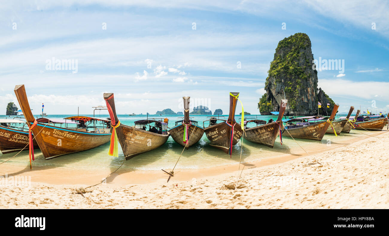 Phra Nang Cave beach in Krabi, Thailand Stock Photo - Alamy
