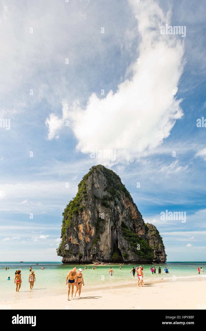 Phra Nang Cave beach in Krabi, Thailand Stock Photo - Alamy