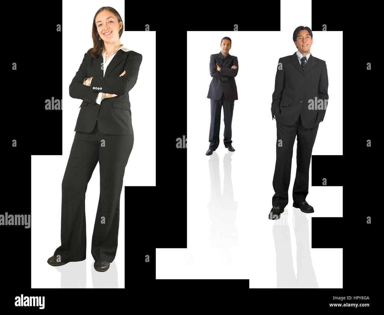 powerful business team Stock Photo - Alamy