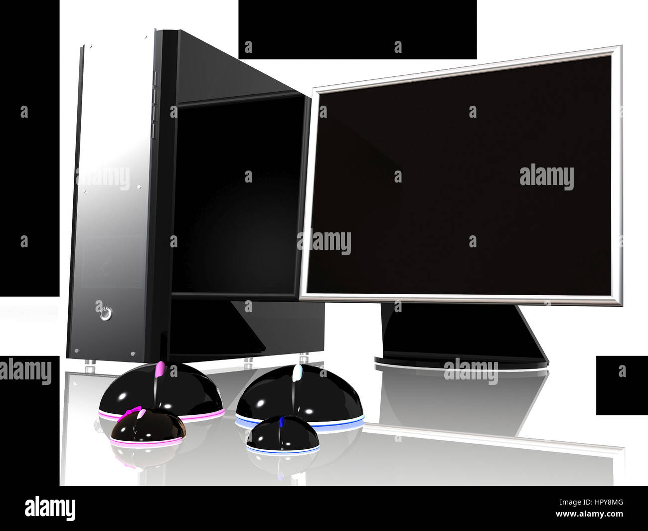 home computing 2 Stock Photo - Alamy