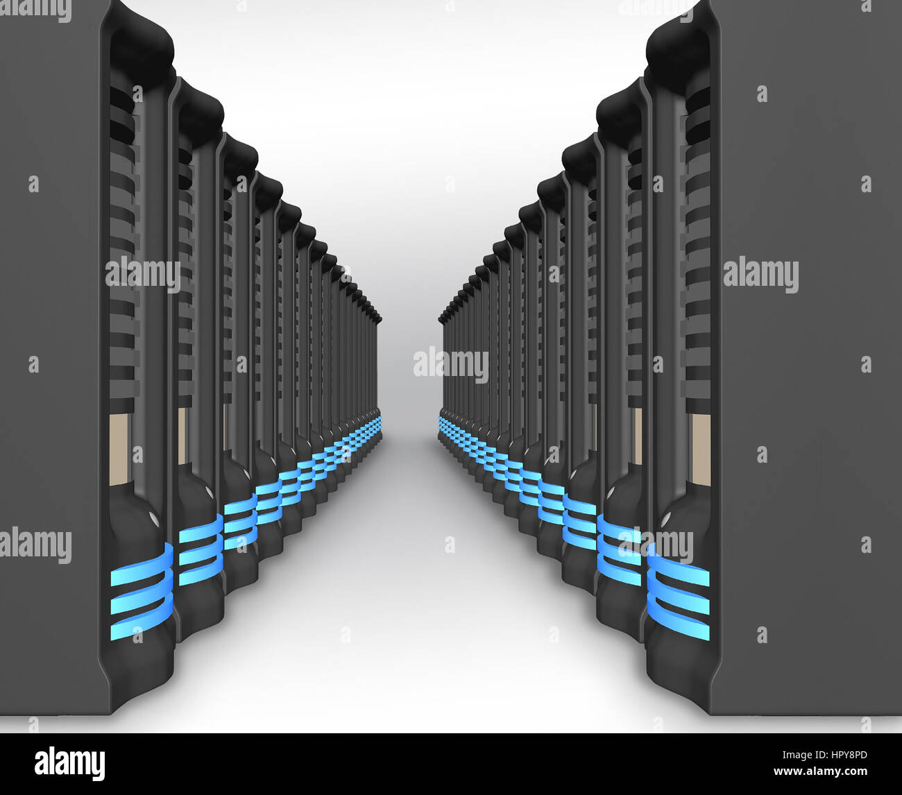 Servers in racks hi-res stock photography and images - Alamy