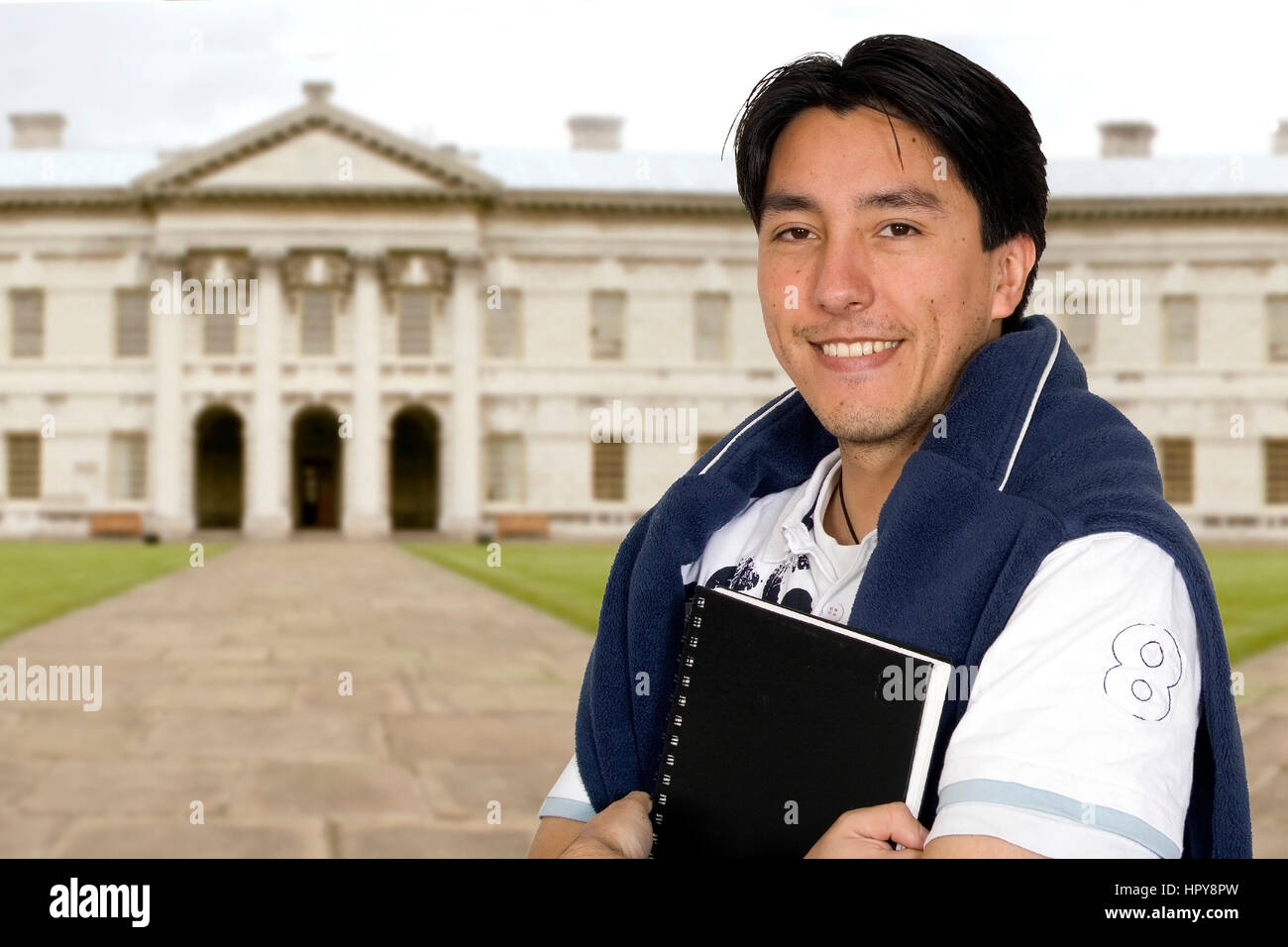 happy student in a beautiful university Stock Photo - Alamy