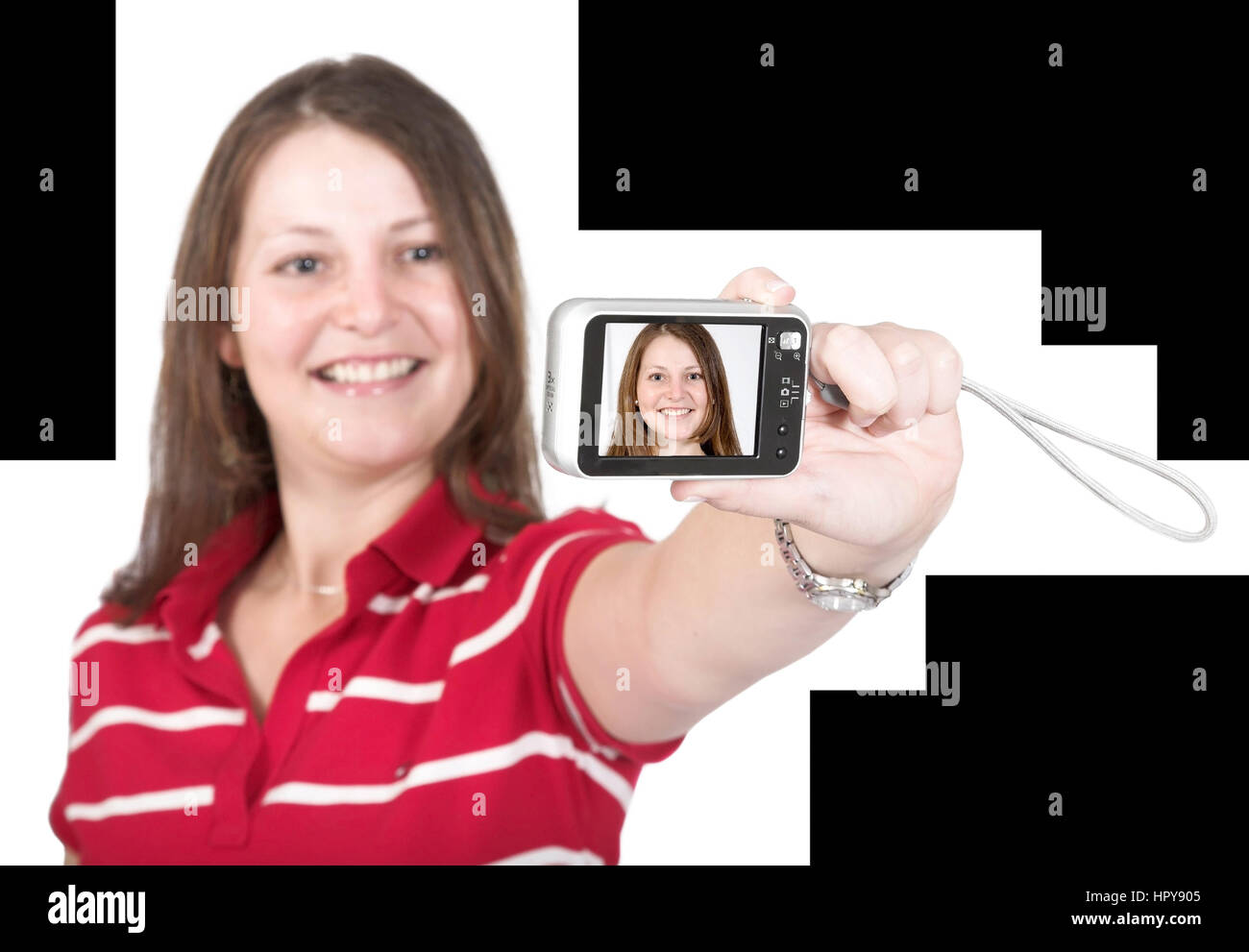 Girl having fun digital hi-res stock photography and images - Alamy