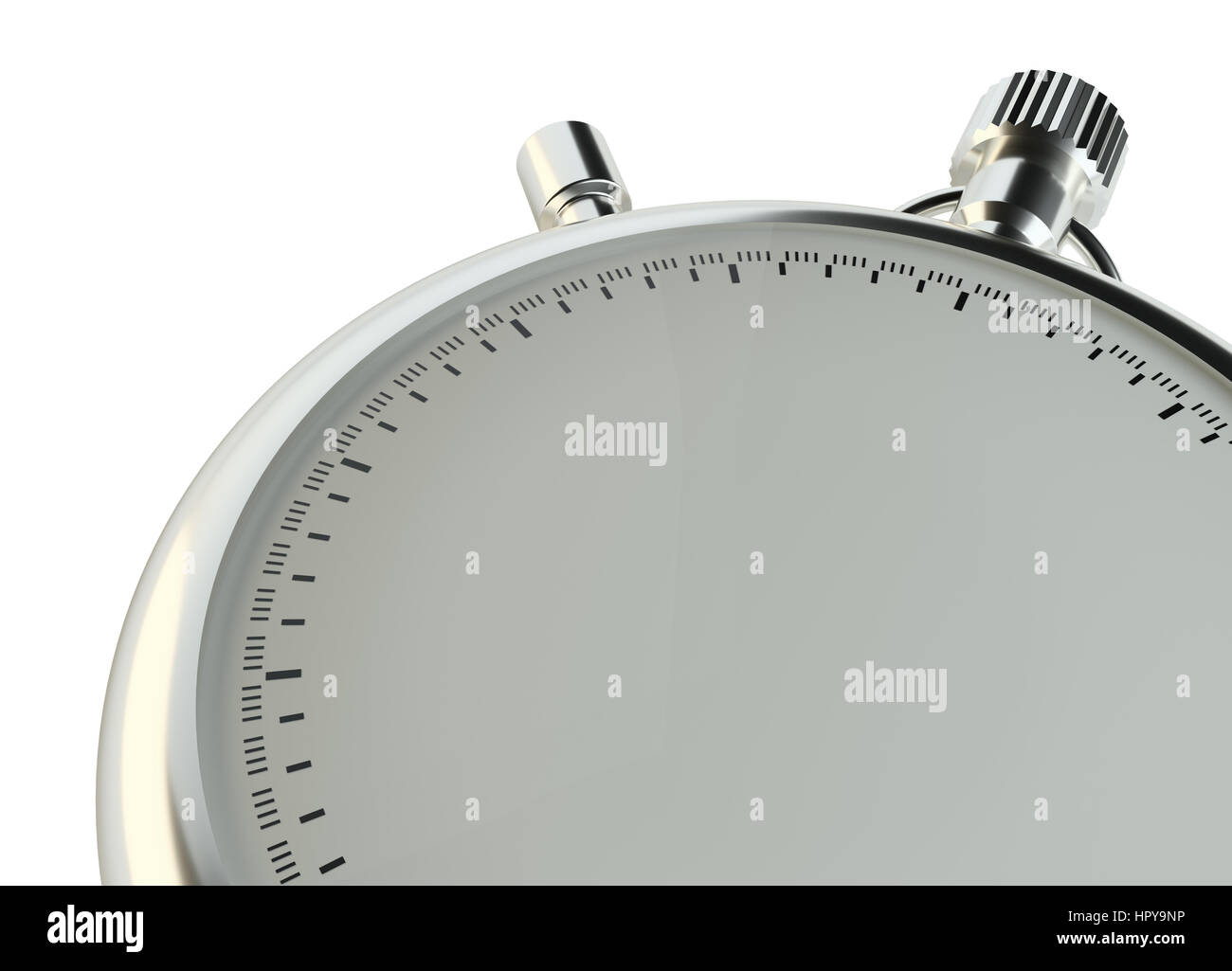Stopwatch without numbers Stock Photo - Alamy