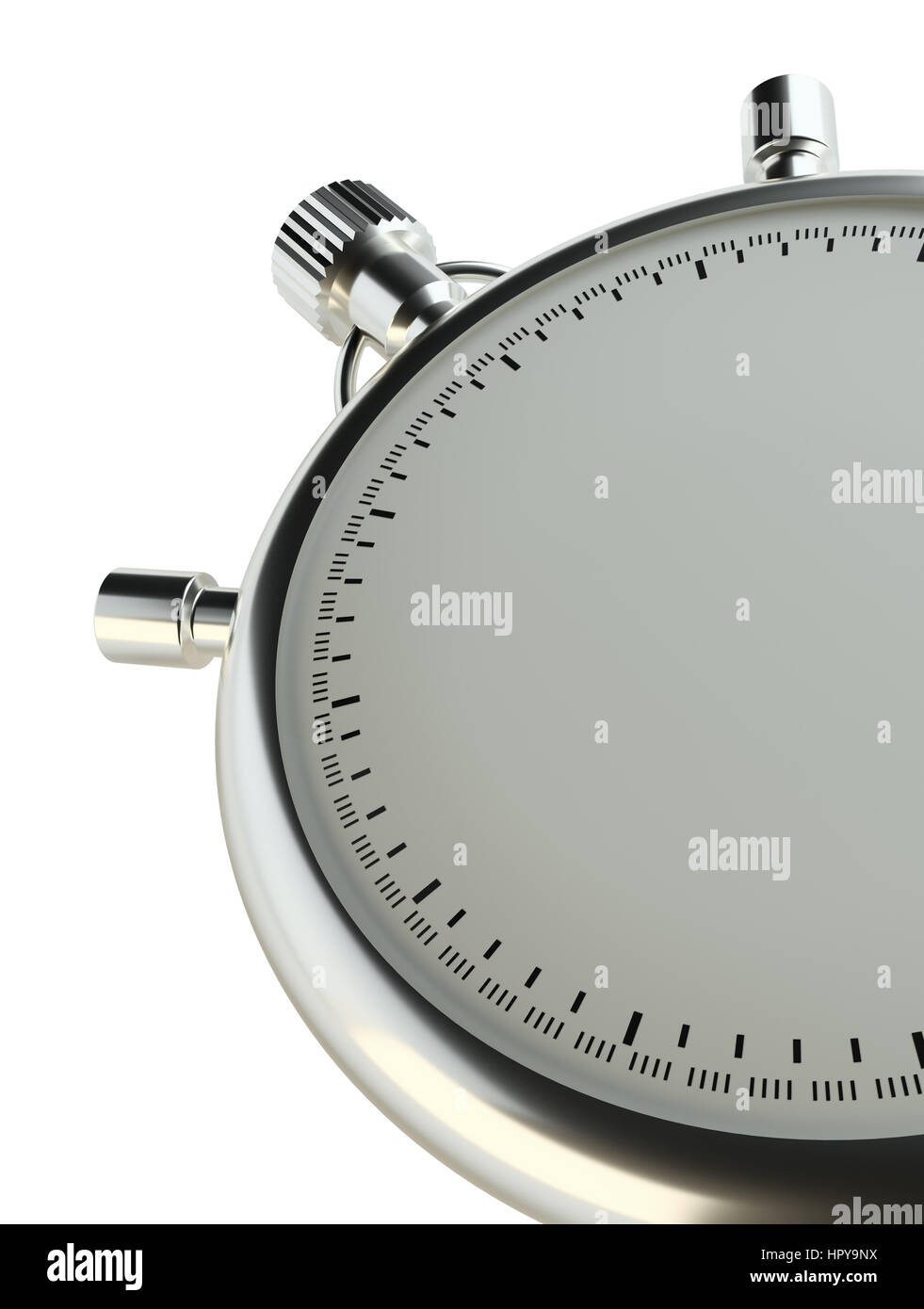 Stopwatch without numbers Stock Photo - Alamy