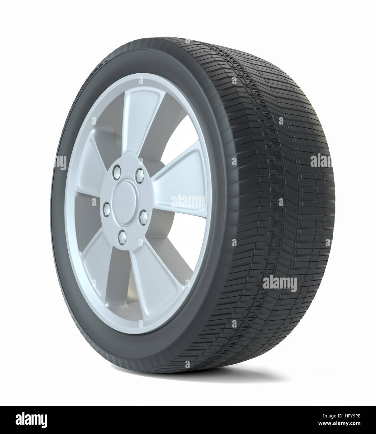 High Quality Car Wheel, Isolated Stock Photo - Alamy