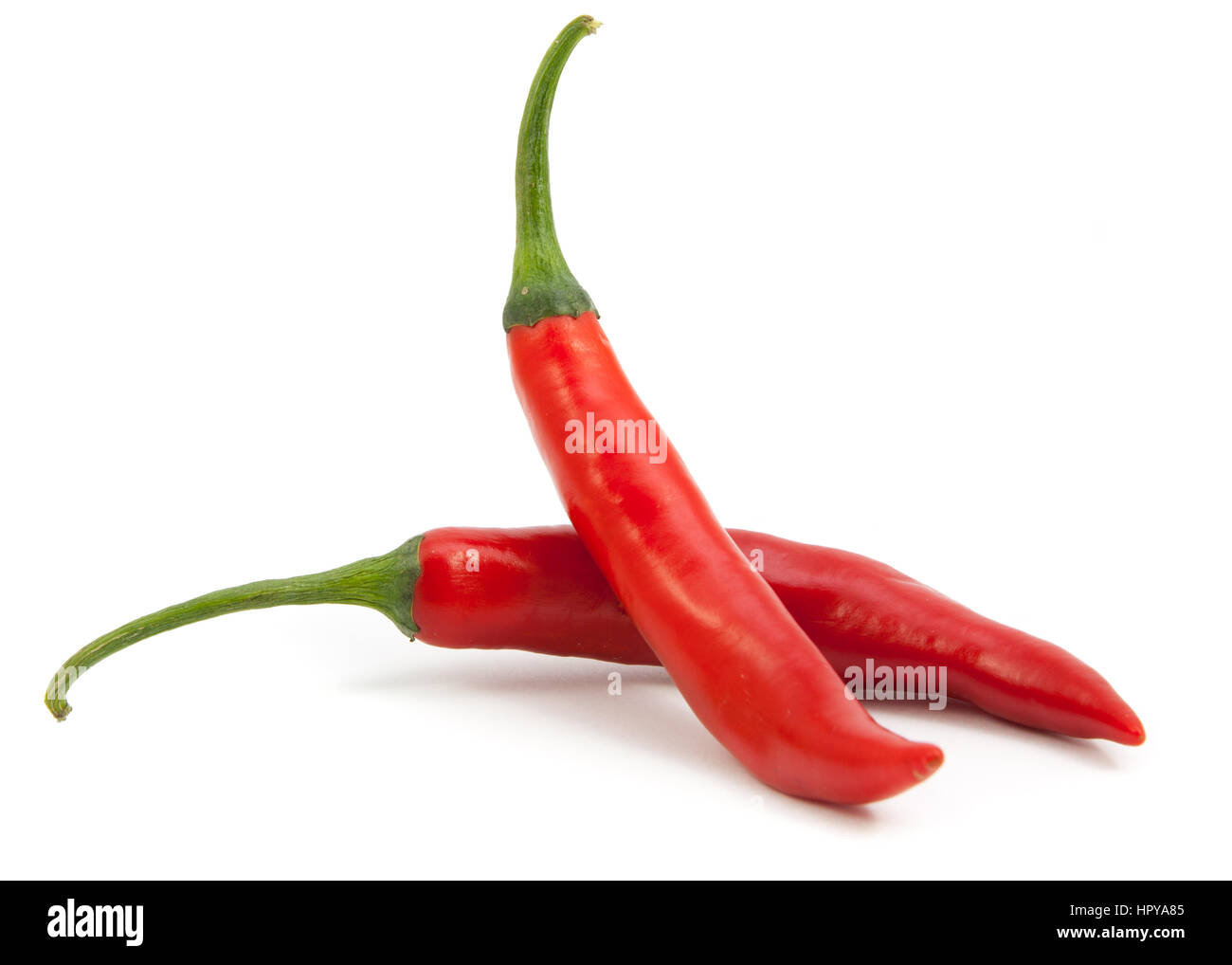 red chili peppers closeup view Stock Photo - Alamy