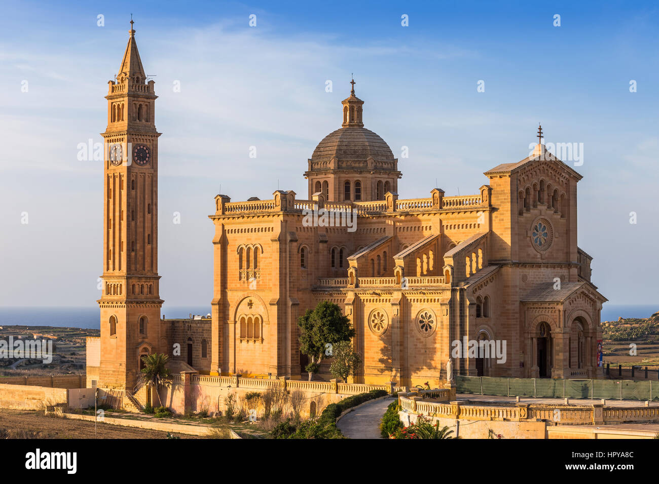 Gozo, Malta - The Basilica of the National Shrine of the Blessed Virgin ...